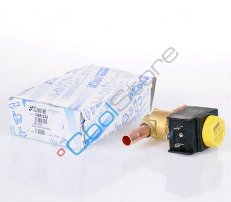 Solenoid Valve Castel 1068/3 Solder (Ø3/8") | CoolStore online store